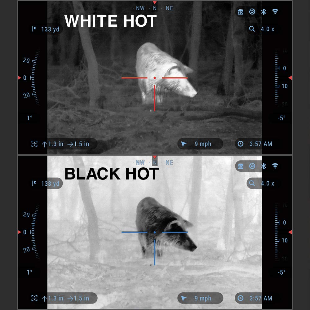 ATN Thor 4 640x480, 2.5-25x Thermal Scope w/Video rec in HD, Smooth Zoom, Bluetooth and Wi-Fi (Streaming, Gallery & Controls)