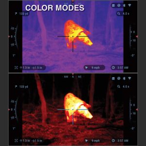 ATN Thor 4 640x480, 2.5-25x Thermal Scope w/Video rec in HD, Smooth Zoom, Bluetooth and Wi-Fi (Streaming, Gallery & Controls)