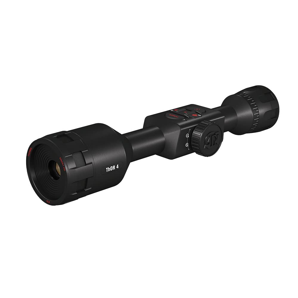 ATN Thor 4 640x480, 1-10x Thermal Scope w/Video rec in HD, Smooth Zoom, Bluetooth and Wi-Fi (Streaming, Gallery & Controls)