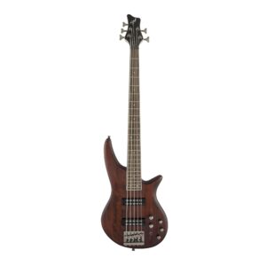 jackson js series 5-string spectra bass js3v, walnut stain, laurel fingerboard