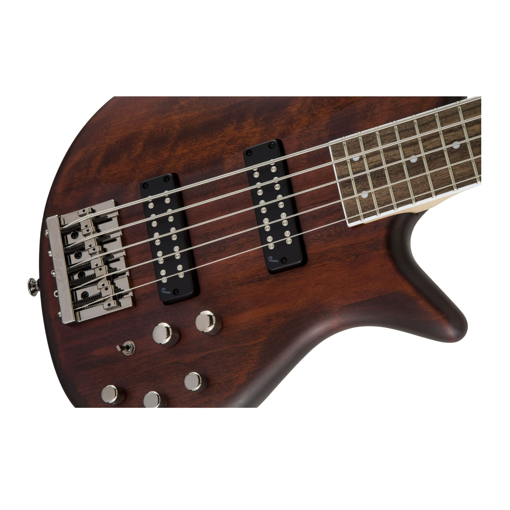 Jackson JS Series 5-String Spectra Bass JS3V, Walnut Stain, Laurel Fingerboard