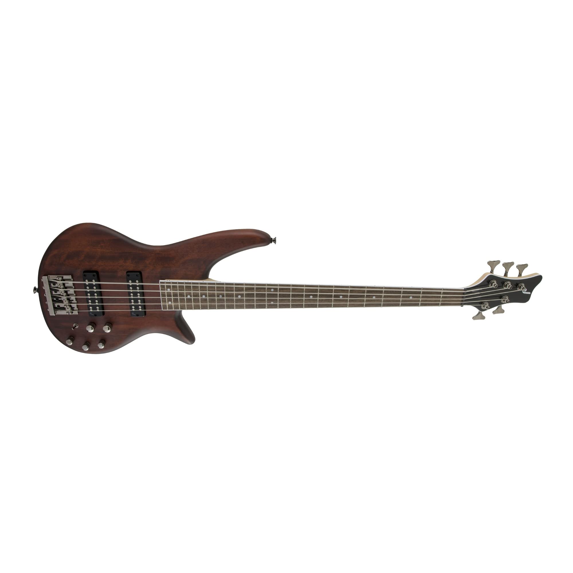 Jackson JS Series 5-String Spectra Bass JS3V, Walnut Stain, Laurel Fingerboard