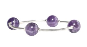 made as intended amethyst blessing bracelet, regular size, purple