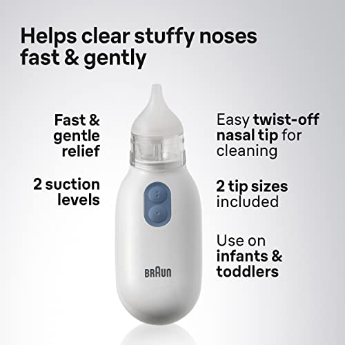 Braun Electric Nasal Aspirator for Newborns, Babies and Toddlers