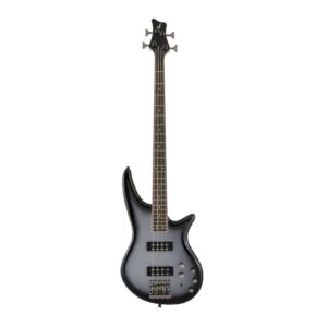 jackson js series spectra bass js3, silverburst, laurel fingerboard