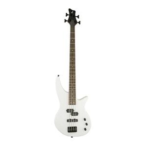 jackson js series spectra bass js2, snow white, laurel fingerboard