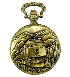 pinnacle awards railroad approved railway regulation standard train pocket watch 150th spike anniversary 4 passenger unit f40ph