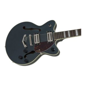 Gretsch G2655 Streamliner Center Block Jr. Double-Cut 6-String Electric Guitar with V-Stoptail and Laurel Fingerboard (Right-Handed, Gunmetal)