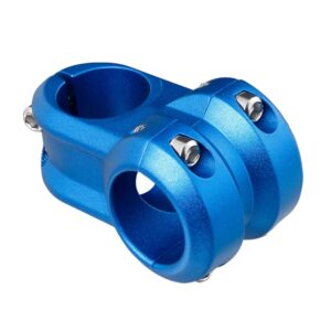 spank spoon 2 freeride all-mountain enduro mtb bicycle stem (blue), lightweight and strong alloy stem for mountain bike, mountain bike stem short handlebar, stem for most bicycle, cycling