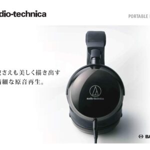 Audio-Technica ATH-AP2000TI Closed-Back Headphones, Black