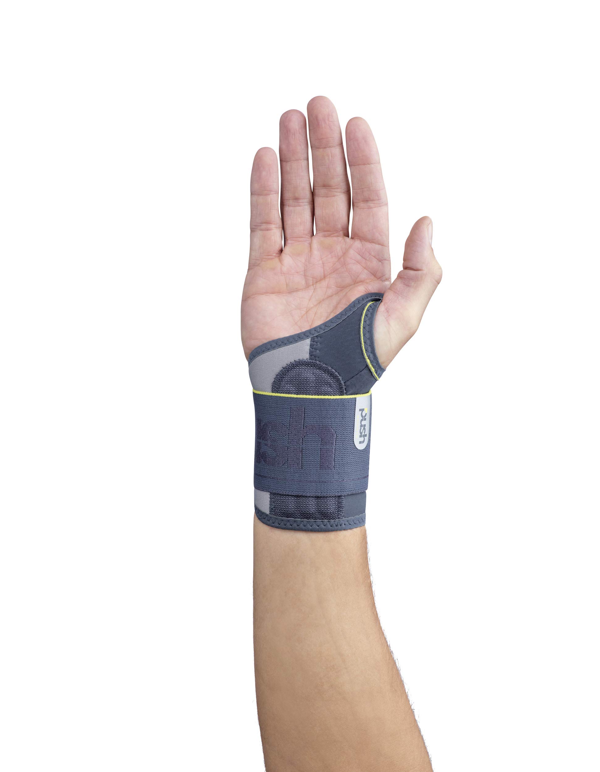 Push Sports Wrist Brace for Athletic Wrist Support. Comfortable, Easy-to-Wear Brace for Tendonitis, Fractures, Injuries, and Arthritis. (Left Small)