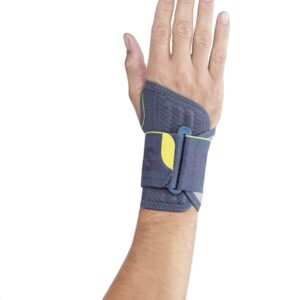 Push Sports Wrist Brace for Athletic Wrist Support. Comfortable, Easy-to-Wear Brace for Tendonitis, Fractures, Injuries, and Arthritis. (Left Small)