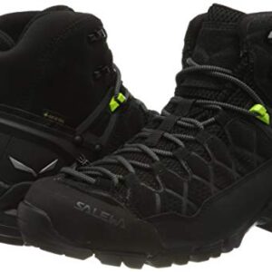 Salewa Men's MS ALP Trainer MID GTX Trekking & Hiking Boots, Black, 9.5