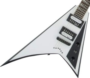 jackson js series rhoads js32t - white with black bevels