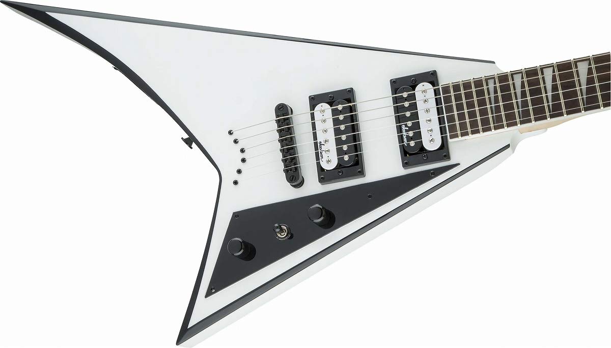 Jackson JS Series Rhoads JS32T - White with Black Bevels