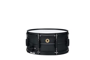 tama snare drum, black (bst1465bk)