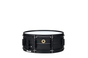 tama snare drum, black (bst1455bk)