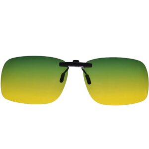 upaclaire night driving glasses clip-on polarized glare-free, high definition vision super light