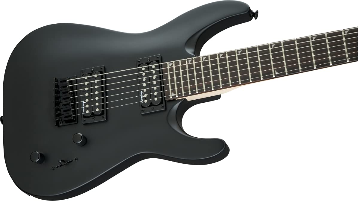 Jackson JS Series Dinky Arch Top JS22-7 DKA HT 7-String Right-Handed Electric Guitar with Amaranth Fingerboard (Satin Black)