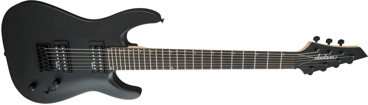 Jackson JS Series Dinky Arch Top JS22-7 DKA HT 7-String Right-Handed Electric Guitar with Amaranth Fingerboard (Satin Black)