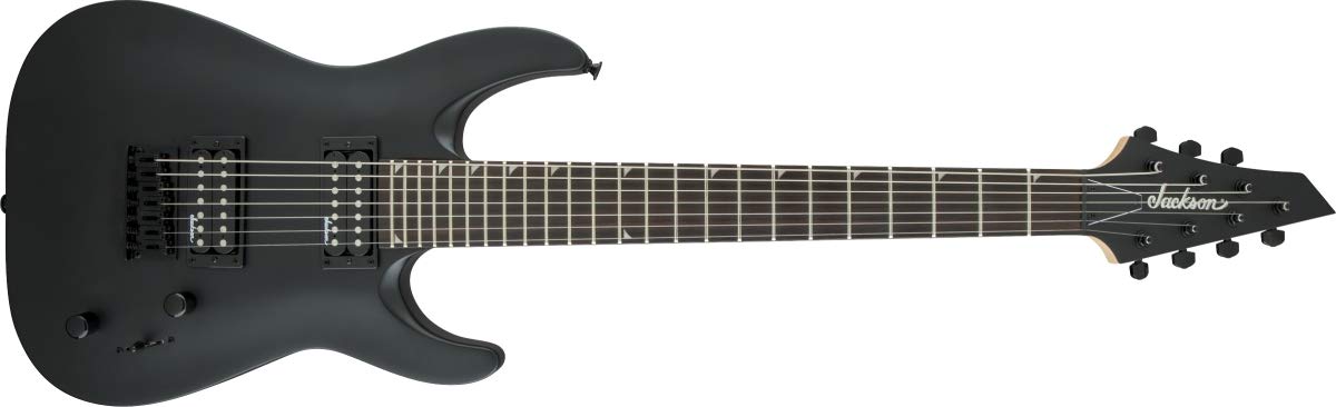 Jackson JS Series Dinky Arch Top JS22-7 DKA HT 7-String Right-Handed Electric Guitar with Amaranth Fingerboard (Satin Black)