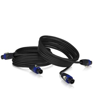 Turbosound ACCESSORIES TSPK-1.5-8M SPEAKON to SPEAKON Professional Speaker Cable, 2 x 26' (8 m) Length