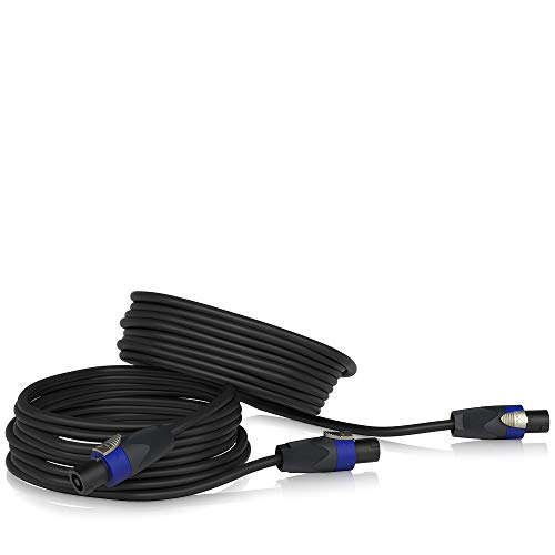 Turbosound ACCESSORIES TSPK-1.5-8M SPEAKON to SPEAKON Professional Speaker Cable, 2 x 26' (8 m) Length