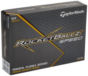 taylormade rocketballz speed golf balls (one dozen)