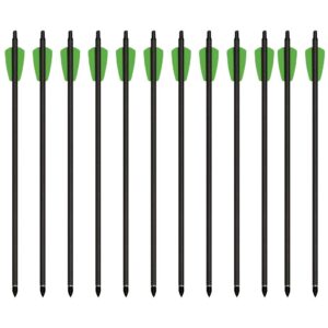 cold steel cs13p cheap shot 130, crossbow carbon bolts - 12 pack, 15-inch length, 175- grain