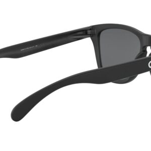 Oakley OO9013 Square Sunglasses, Matte Black/Prizm Black Polarized, 55 mm