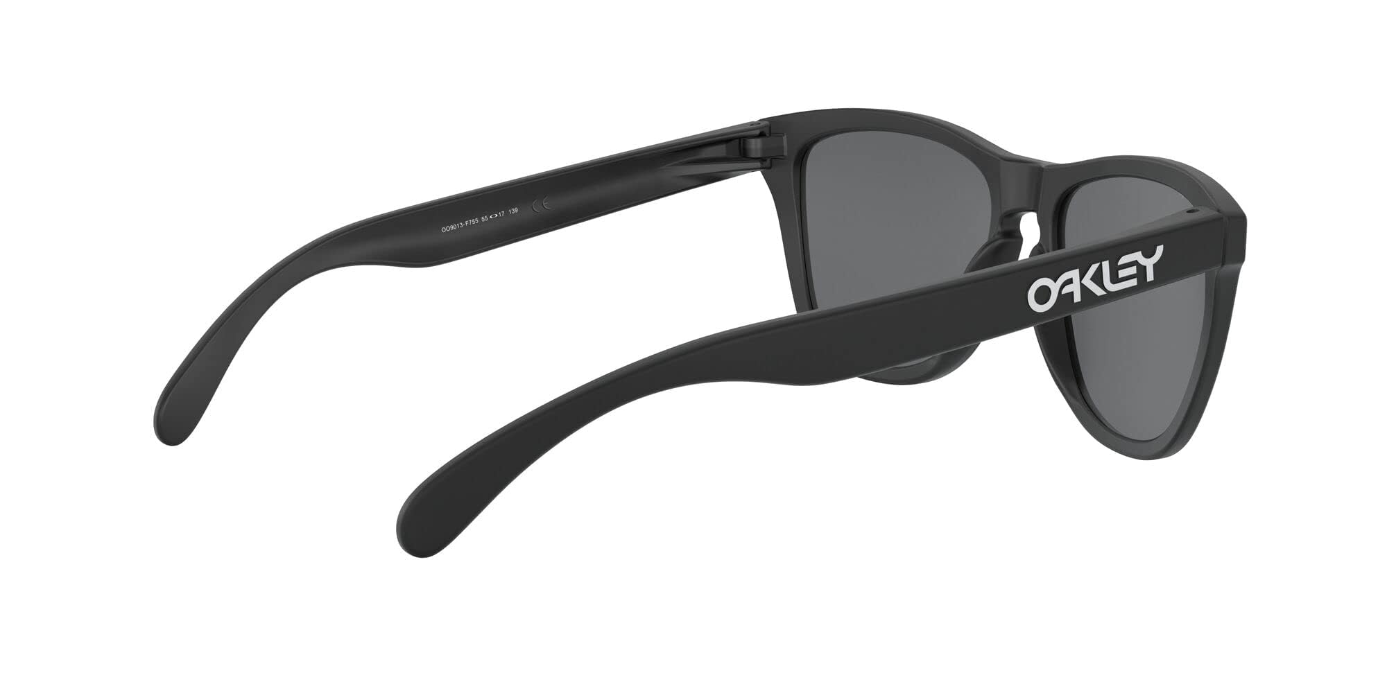 Oakley OO9013 Square Sunglasses, Matte Black/Prizm Black Polarized, 55 mm