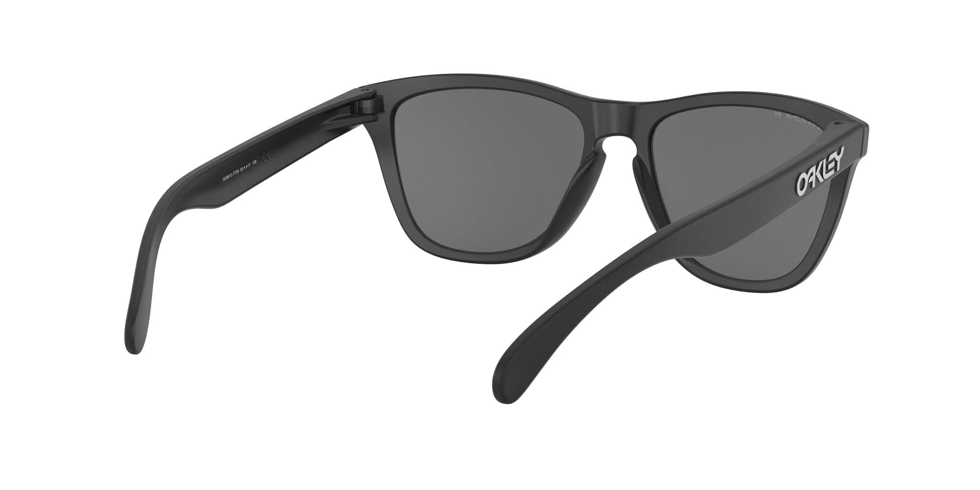 Oakley OO9013 Square Sunglasses, Matte Black/Prizm Black Polarized, 55 mm