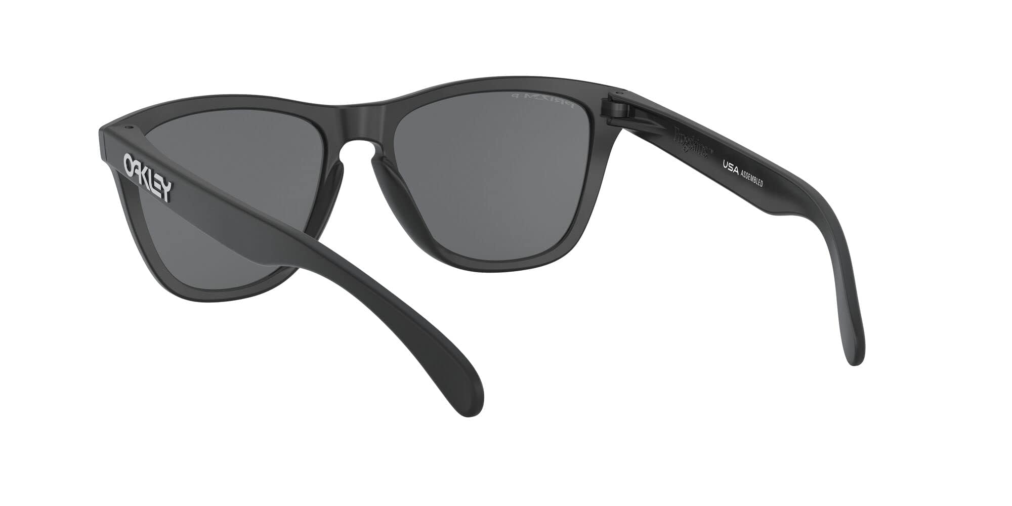 Oakley OO9013 Square Sunglasses, Matte Black/Prizm Black Polarized, 55 mm