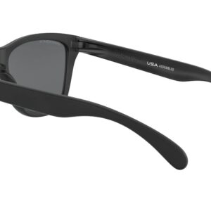 Oakley OO9013 Square Sunglasses, Matte Black/Prizm Black Polarized, 55 mm