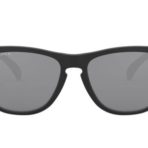 Oakley OO9013 Square Sunglasses, Matte Black/Prizm Black Polarized, 55 mm