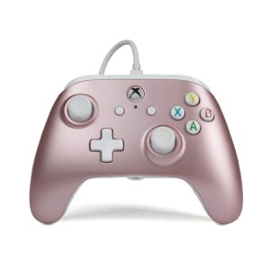 Manette de jeu filaire PowerA pour XBox One (Rose), Manette Filaire Xbox One Or Ro