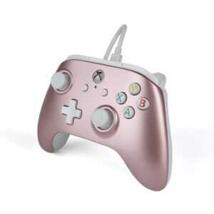 Manette de jeu filaire PowerA pour XBox One (Rose), Manette Filaire Xbox One Or Ro