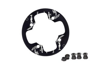 upanbike mountain bike chainring guard bcd 104mm aluminum alloy chainring protector cover for 32~34t bicycle chainring sprockets