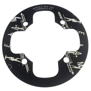 UPANBIKE Mountain Bike Chainring Guard BCD 104mm Aluminum Alloy Chainring Protector Cover for 32~34T Bicycle Chainring Sprockets