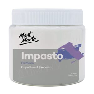 mont marte impasto acrylic medium 500ml (17oz)