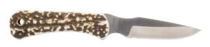 uncle henry 301uh next gen 6.5in high carbon s.s. full tang fixed blade knife with a 3.25in blade and staglon handle for outdoor survival, camping and hunting,brown