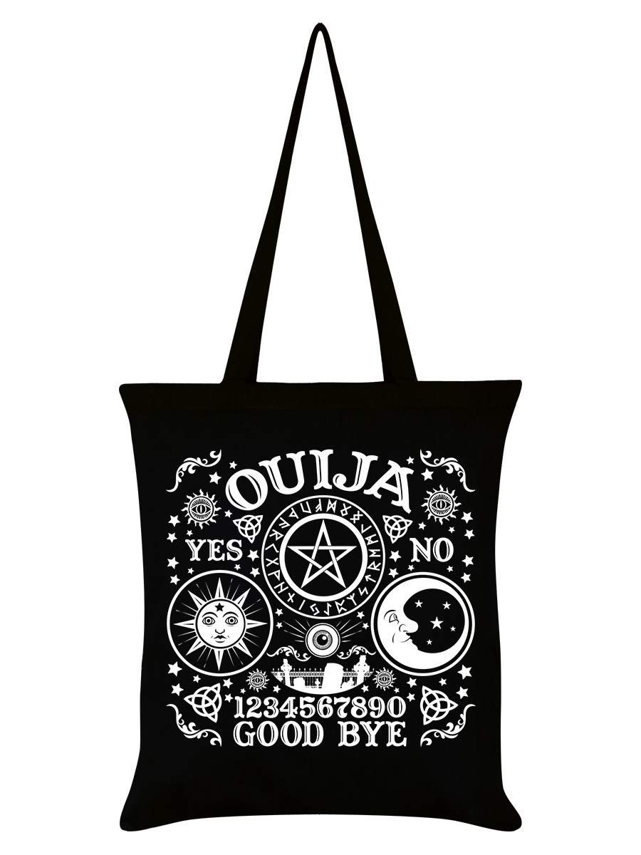 Grindstore Ouija Board Tote Bag Black