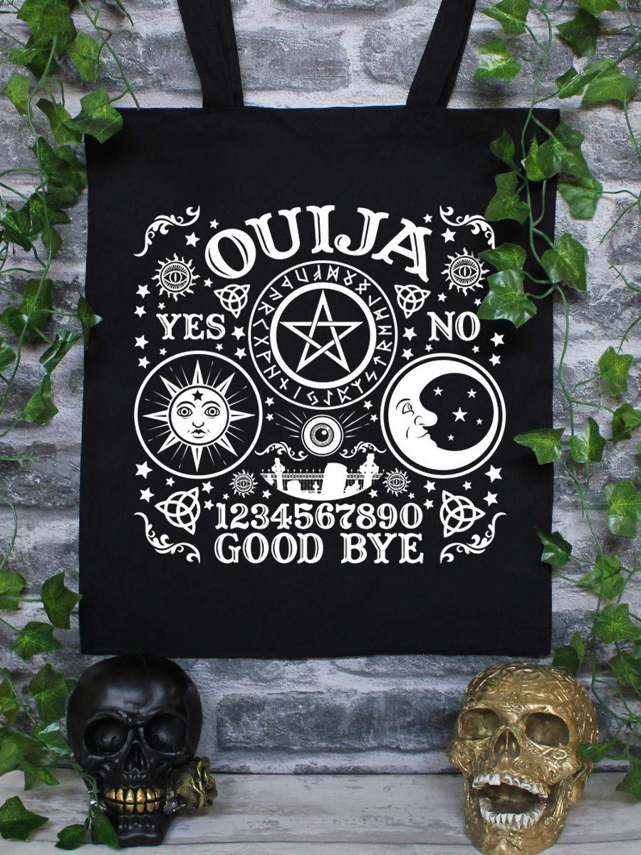 Grindstore Ouija Board Tote Bag Black