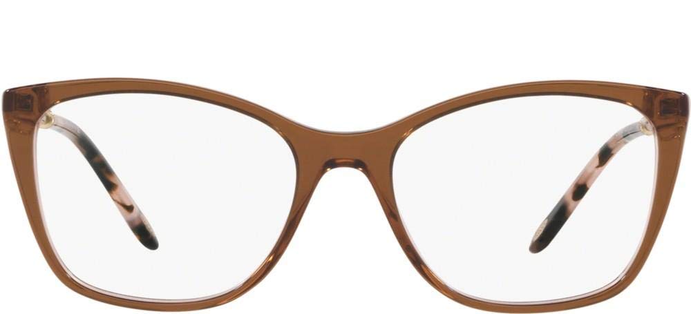 Tiffany & Co. Eyeglasses TF2160B TF/2160/B 8255 Brown/Pink Optical Frame 54mm, Brown/Grey/Pink, Lens-54 Bridge-17 B-43.5 ED-60.0 Temple-140