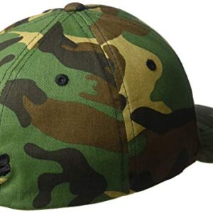 Fox Racing Boys Legacy Flexfit Hat Baseball Cap, Camo, Medium US