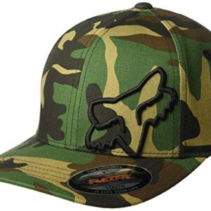 Fox Racing Kids' Big Boys' Youth Flex 45 Flexfit HAT, Camo, One Size