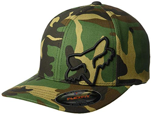 Fox Racing Kids' Big Boys' Youth Flex 45 Flexfit HAT, Camo, One Size