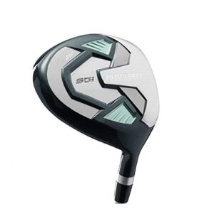 wilson golf pro staff sgi driver mw 3, golf clubs for women, right-handed, suitable for beginners and advanced players, graphite, grey/light blue, wgd1514003