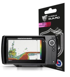 ipg compatible with humminbird helix 7 sonar g2 / si gps fish finder screen protector invisible film guard cover free lifetime replacement bubble -free