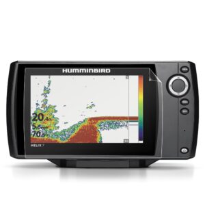 IPG Compatible with HUMMINBIRD HELIX 7 SONAR G2 / SI GPS FISH FINDER Screen Protector Invisible Film Guard Cover Free Lifetime Replacement Bubble -Free